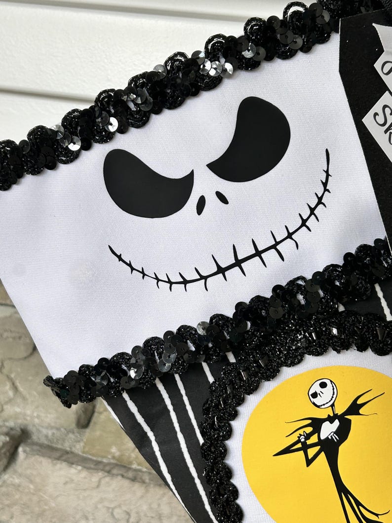 Jack Skellington Nightmare Before Christmas Stocking - Etsy