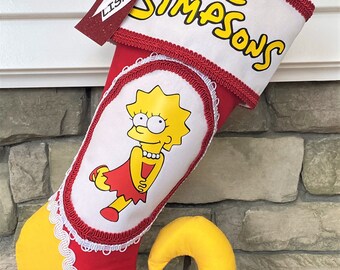 Lisa Simpson Stocking - Etsy