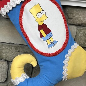 Bart Simpson Christmas Stocking - Etsy