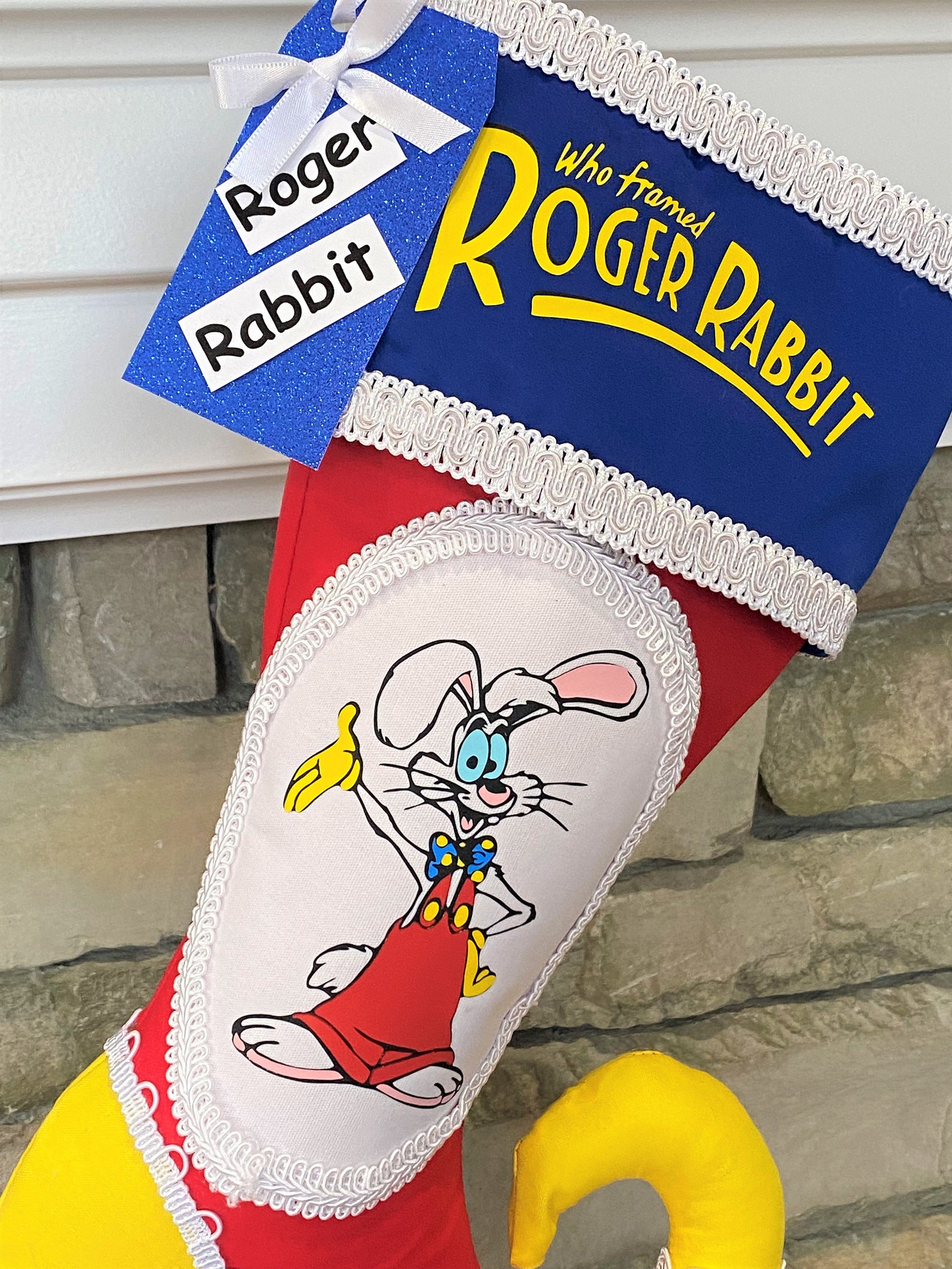 Roger Rabbit Christmas Stocking - Etsy