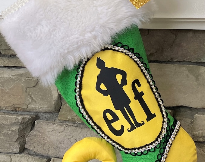 Buddy the Elf Christmas Stocking - Etsy