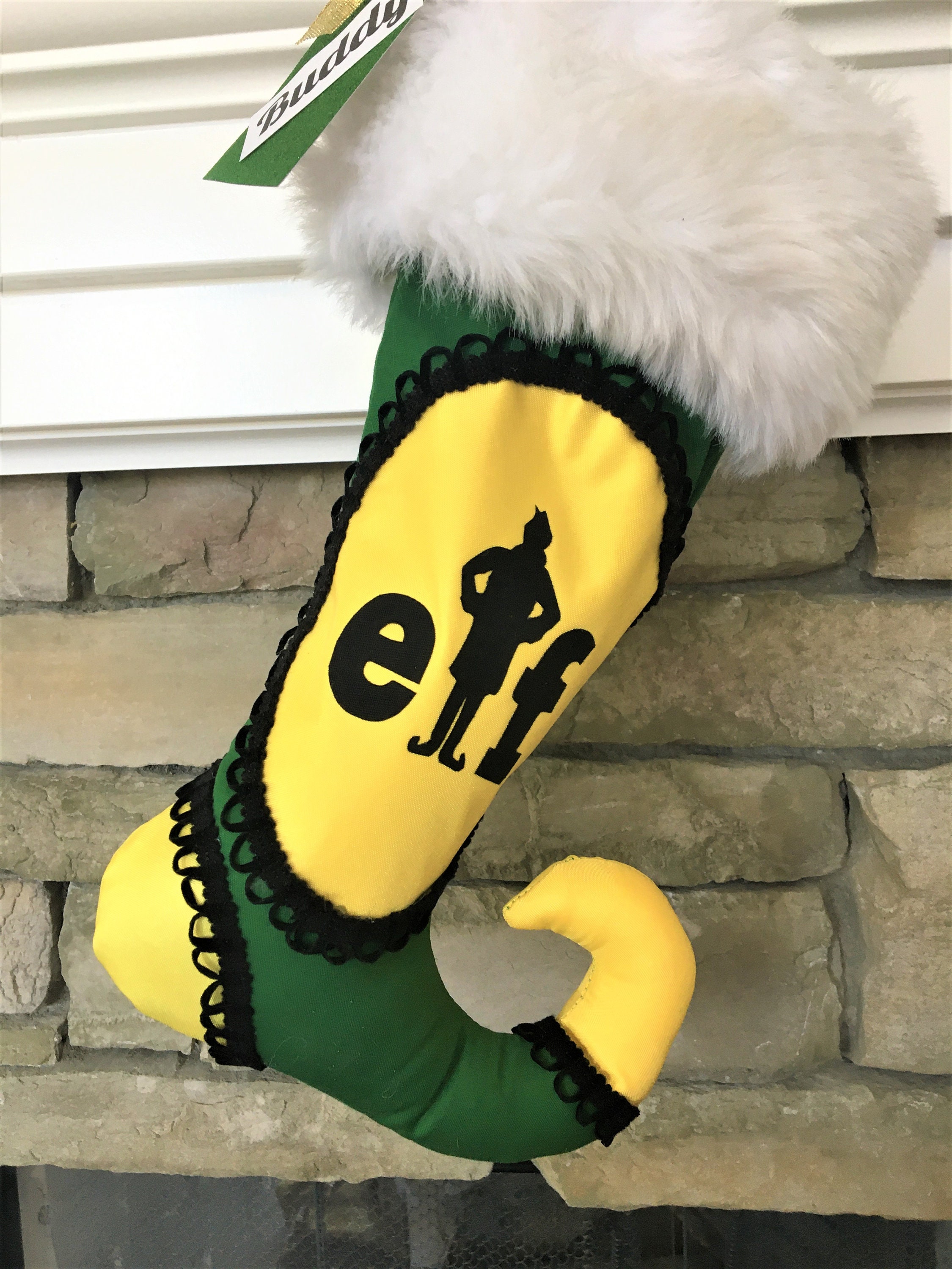 Buddy the Elf Christmas stocking | Etsy