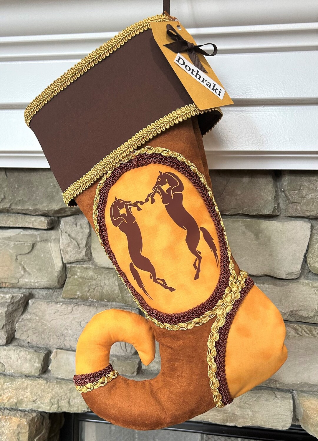 Games of Thrones Dothraki Christmas Stocking - Etsy