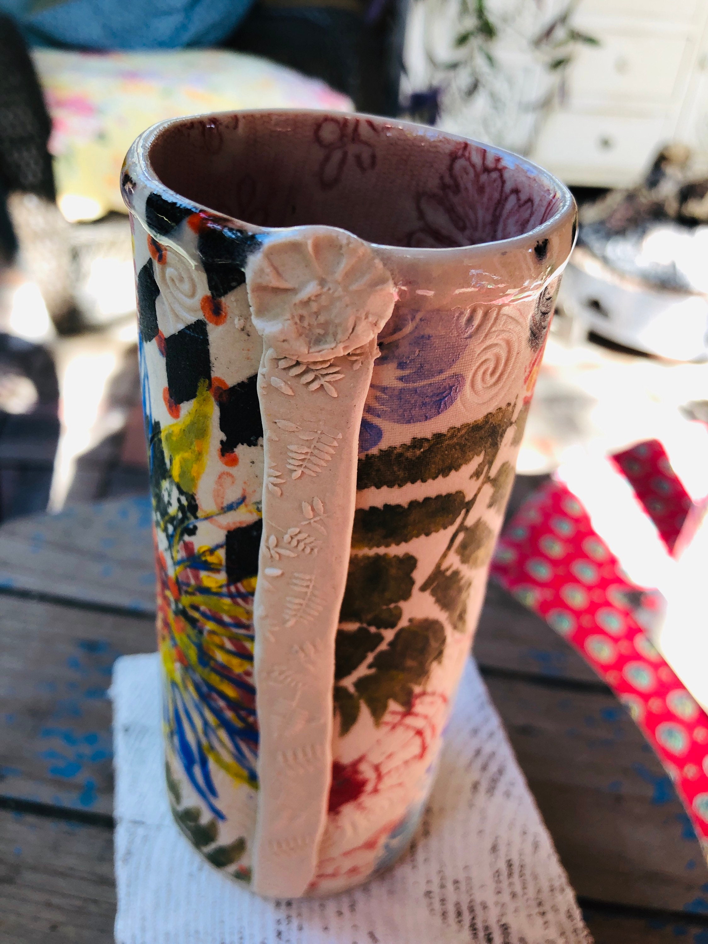 Its Complicated - Eclectic handmade Porcelain Vase-Art Vase-unique vase ...