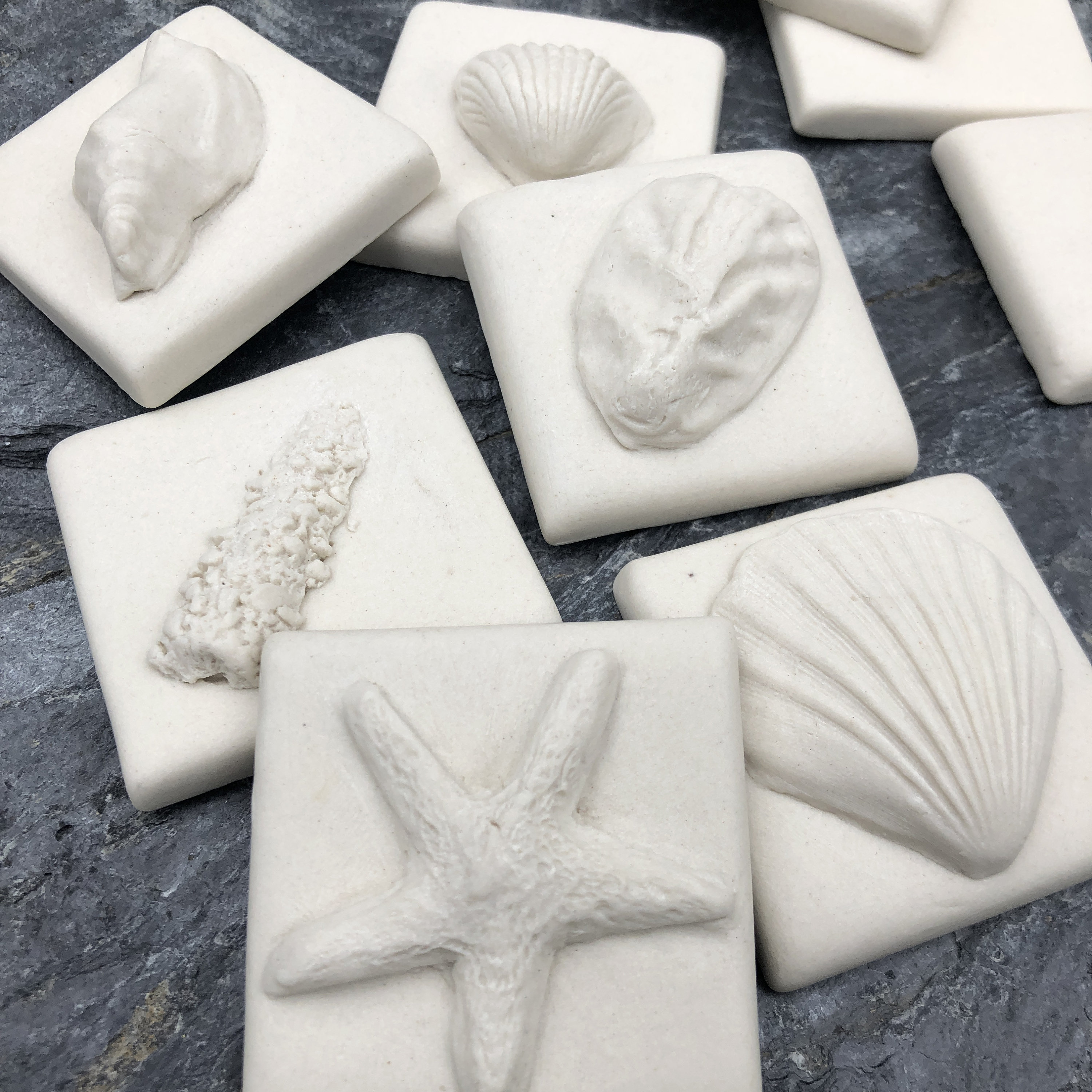 Seaside Ivory Porcelain Tiles-handmade Porcelain Tiles-mosaic | Etsy