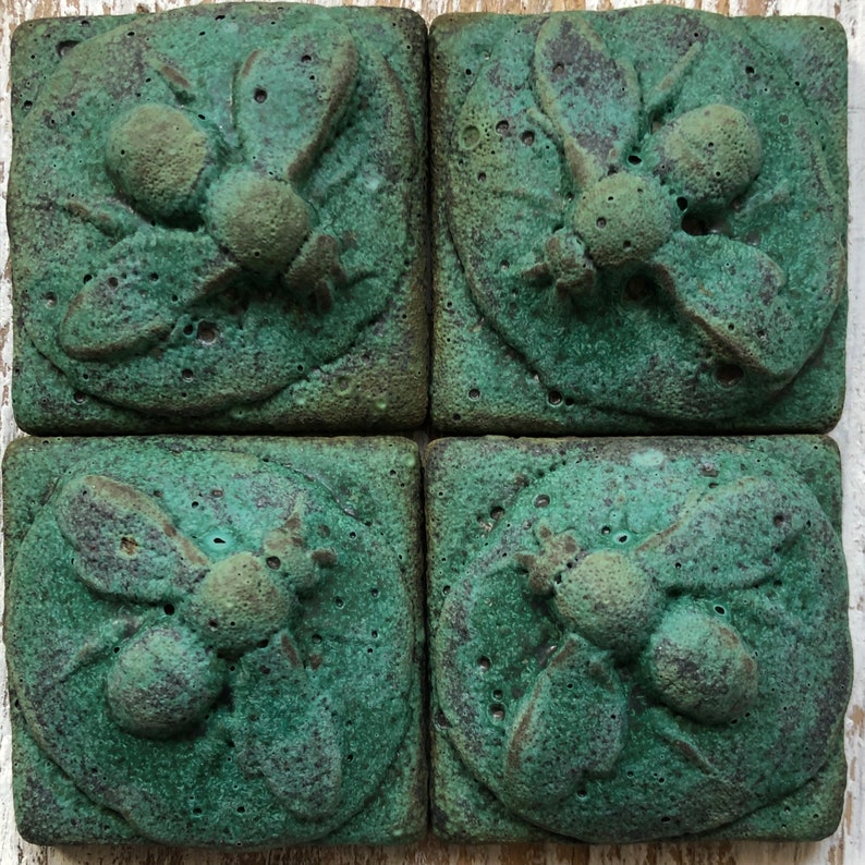 Ancient Bee Artisan Tiles and Coordinating Tile Options -tile-bee Tile ...
