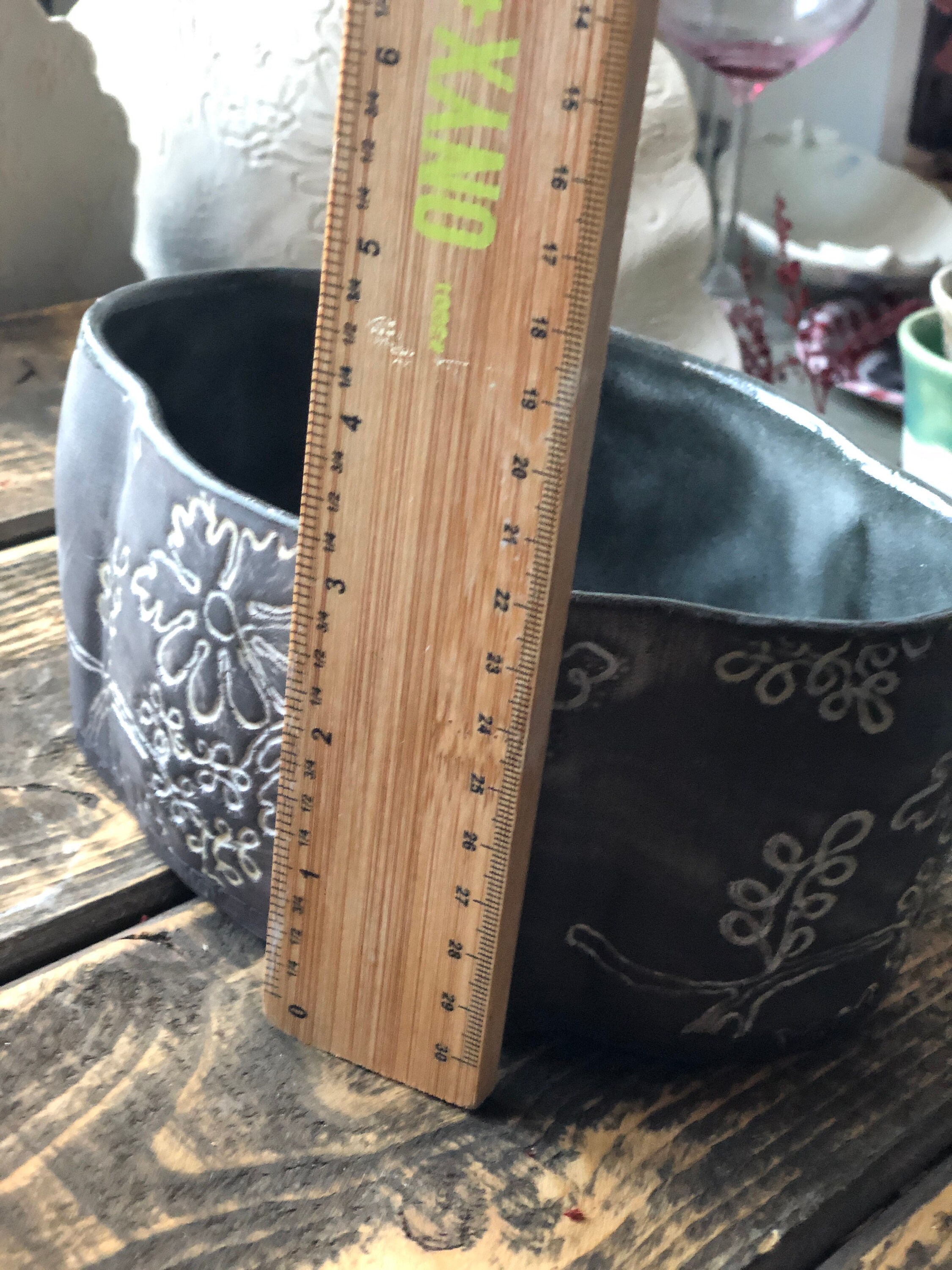 Black Clay Pottery Casserole Dish-pottery oven baking dish-hand made ...