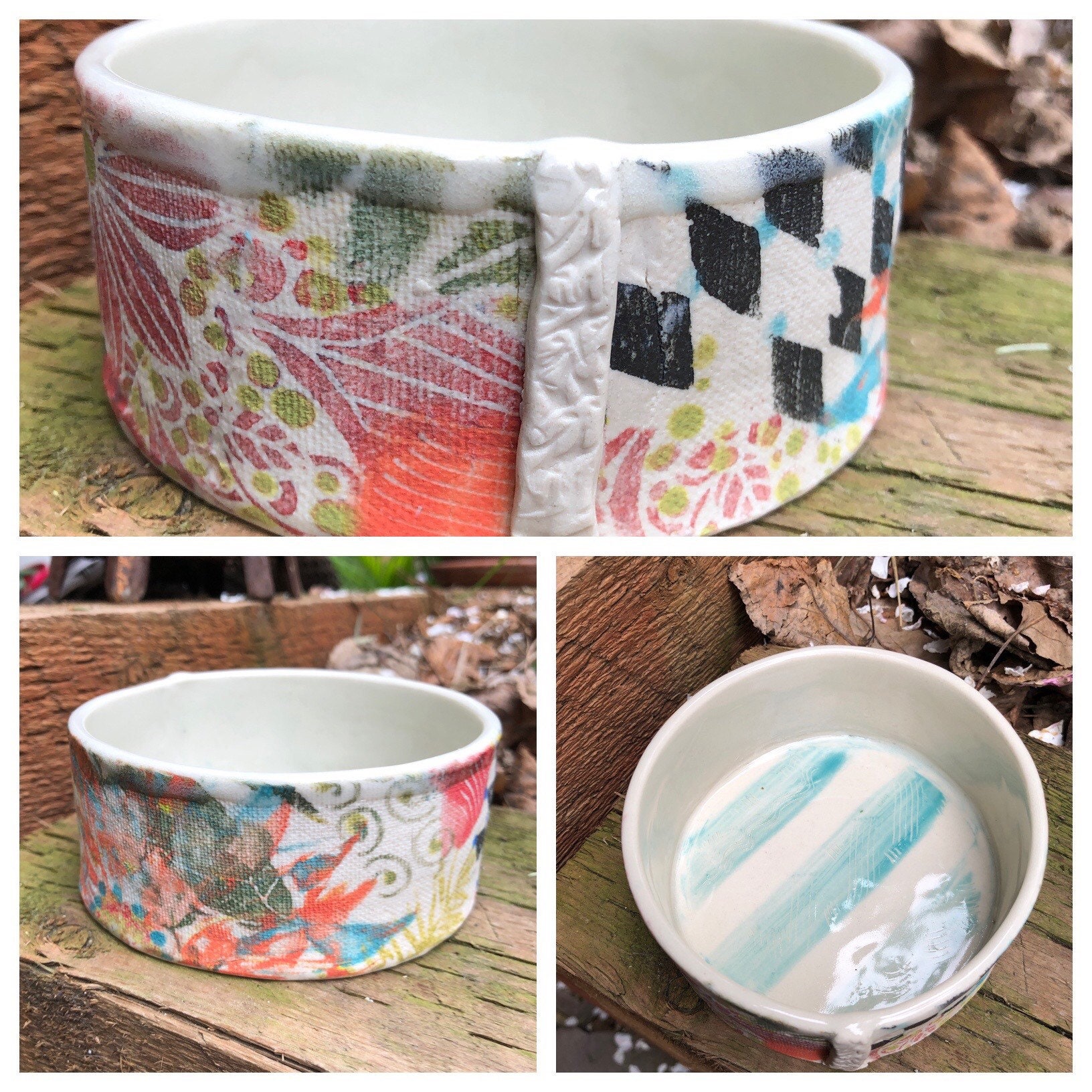 Jester Handpainted Porcelain Brie Baking Dish-brie baker-mini casserole ...