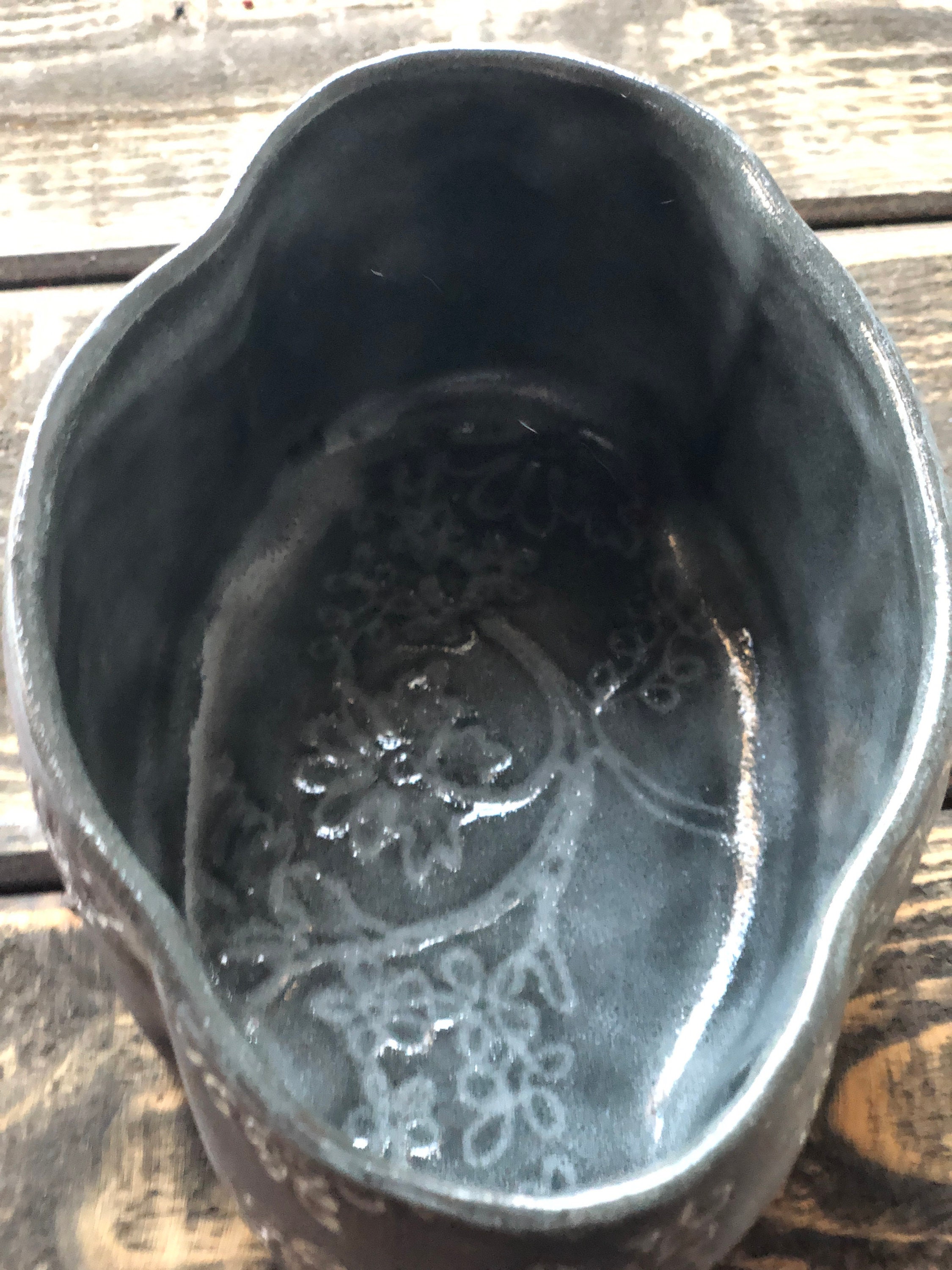 Black Clay Pottery Casserole Dish-pottery oven baking dish-hand made ...
