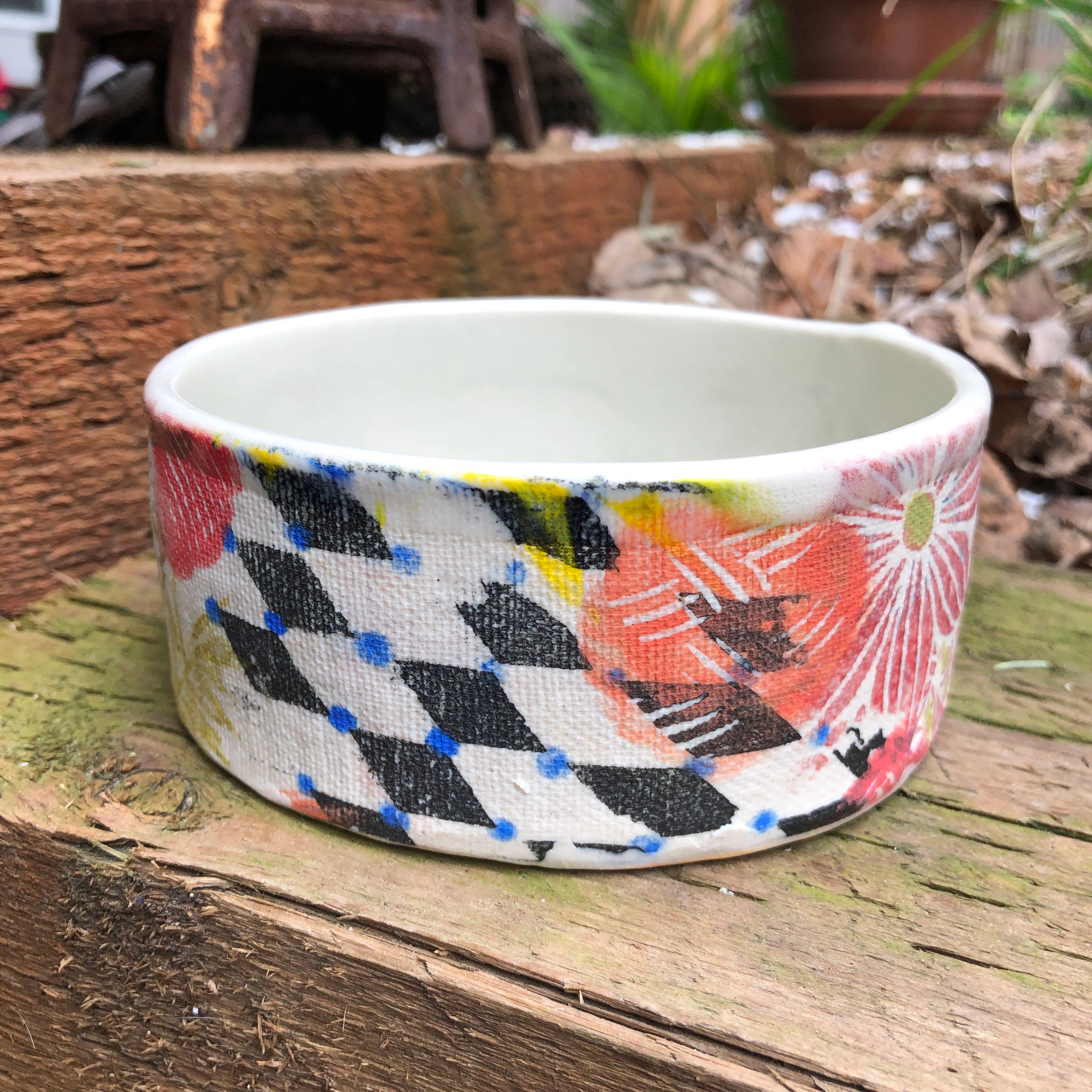 Jester Handpainted Porcelain Brie Baking Dish-brie baker-mini casserole ...