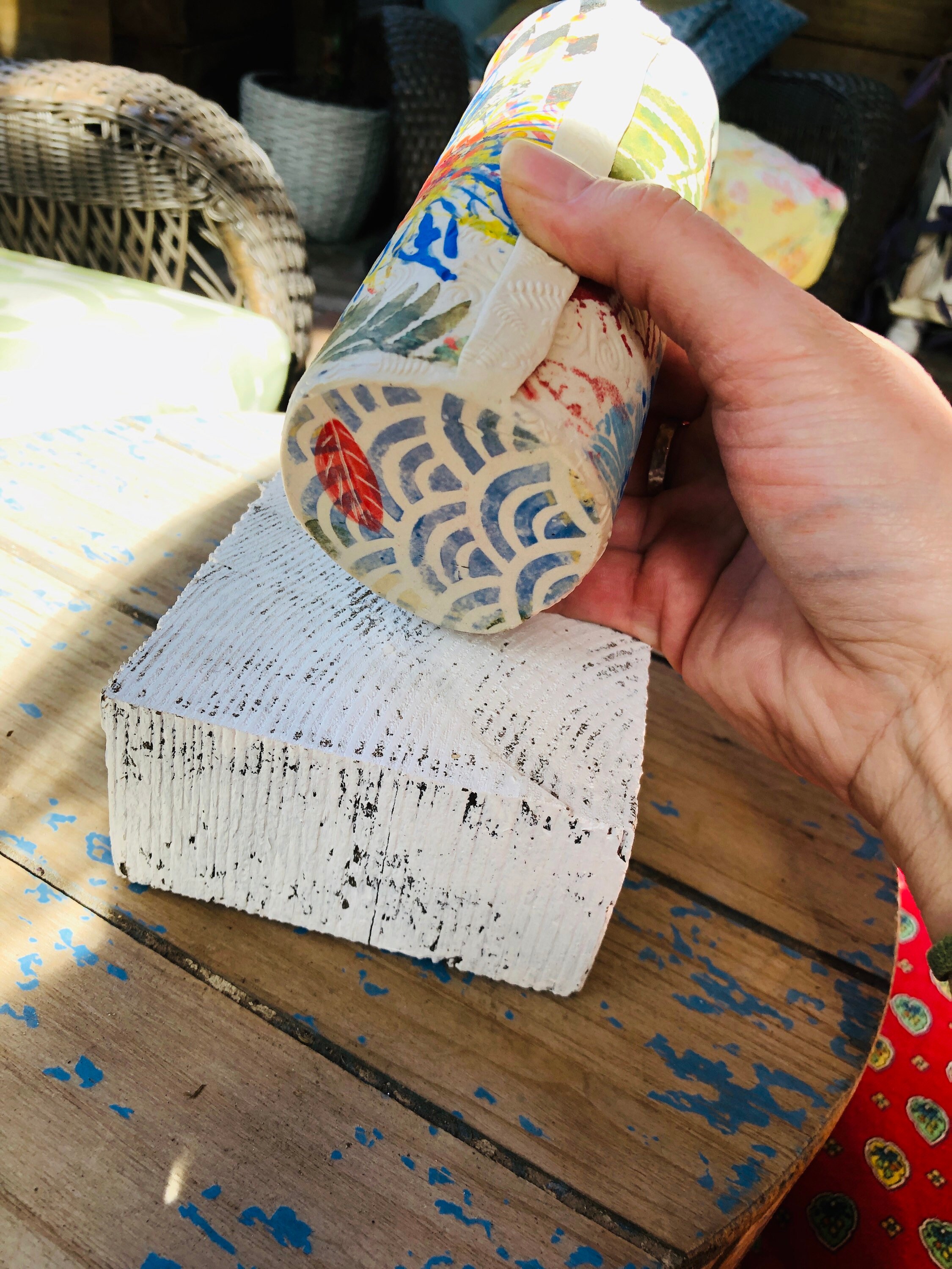 Its Complicated - Eclectic handmade Porcelain Vase-Art Vase-unique vase ...