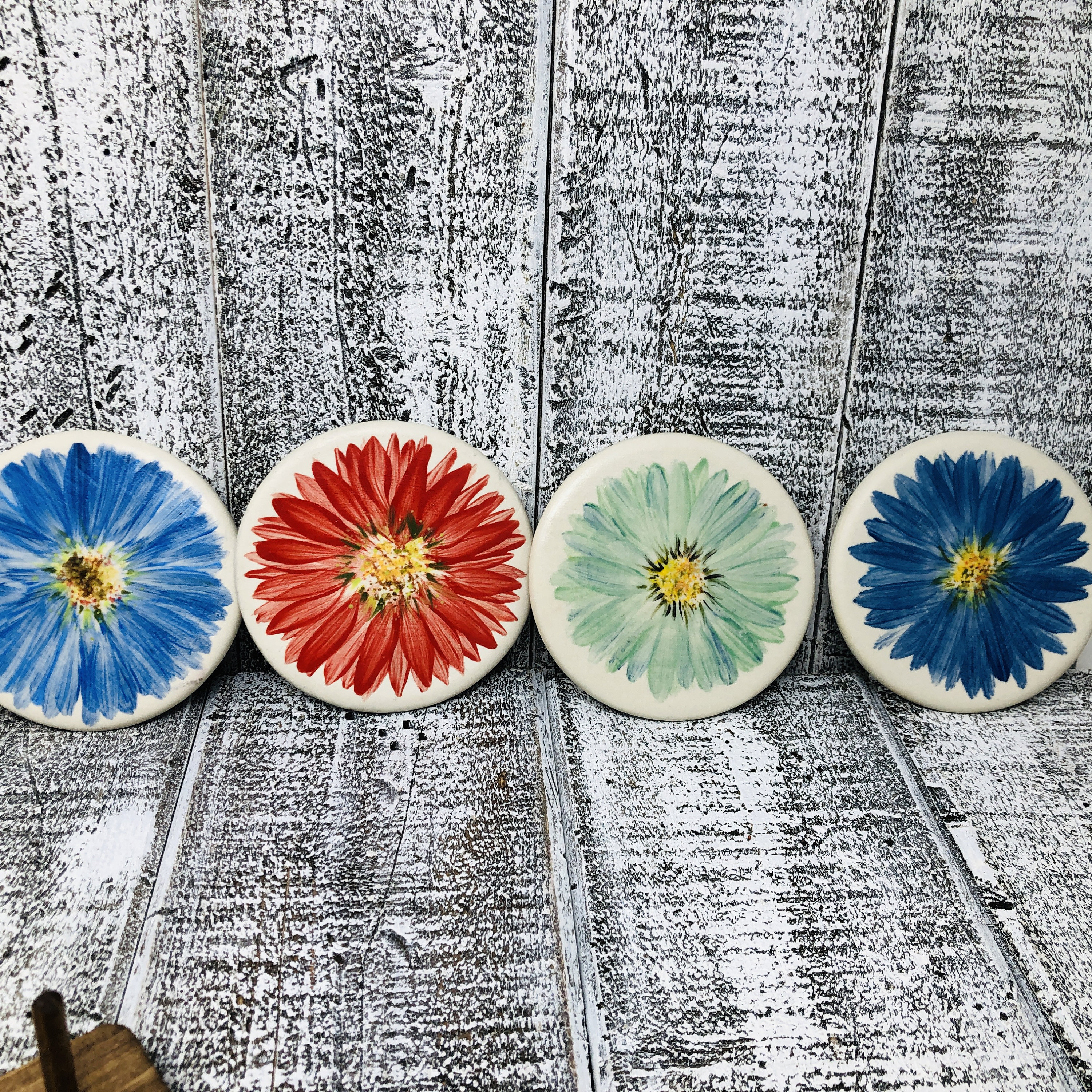 Painted coasters Art & Collectibles Acrylic Painting etna.com.pe