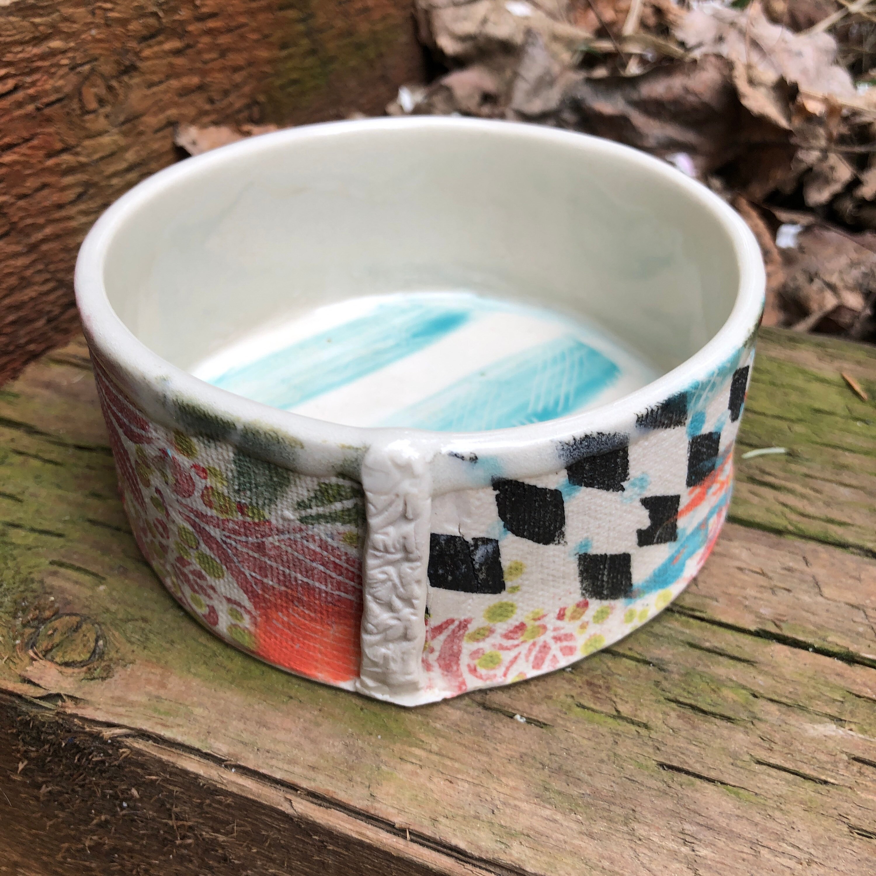 Jester Handpainted Porcelain Brie Baking Dish-brie baker-mini casserole ...