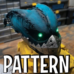 Dark Deku Foam Head Pattern - Etsy