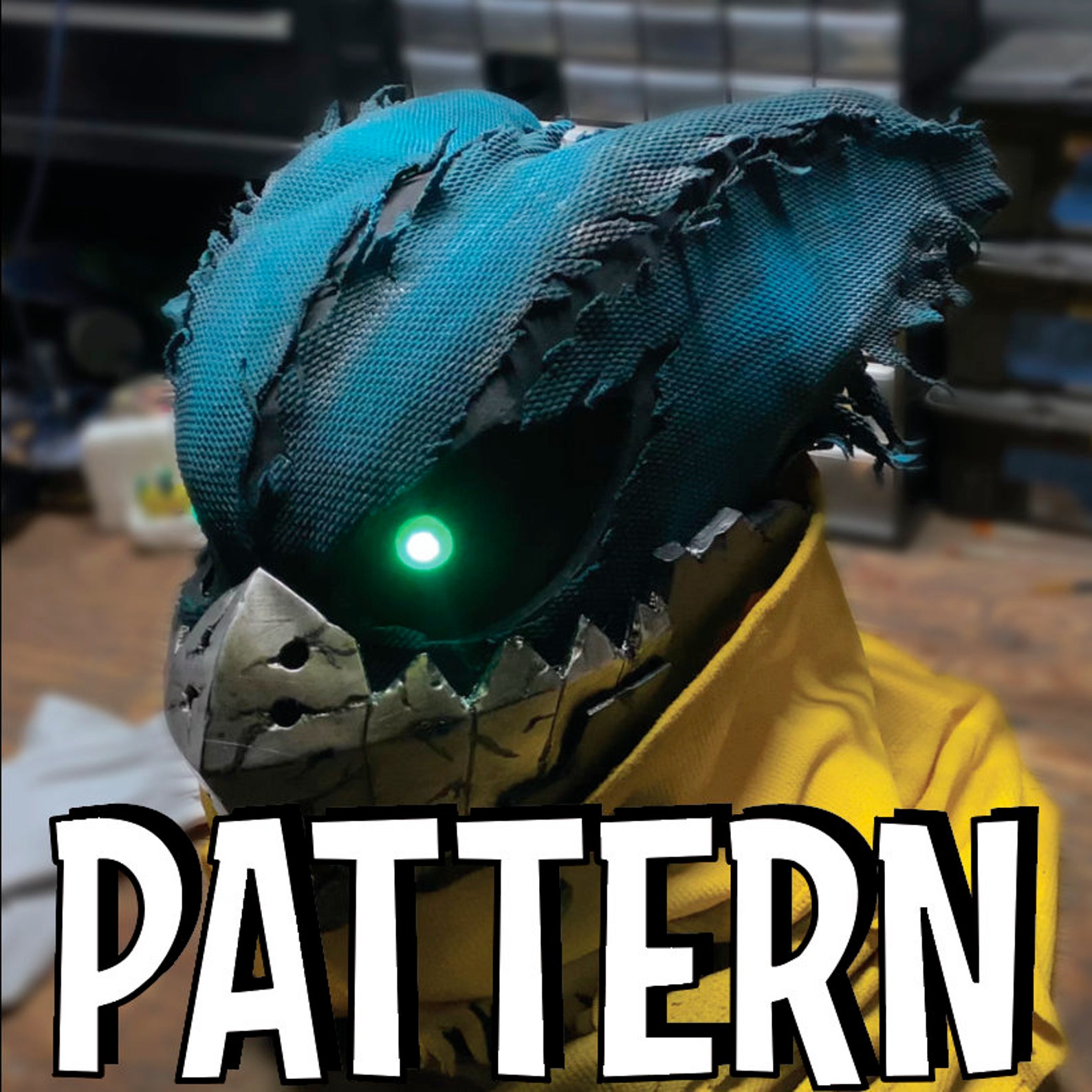 Dark Deku Foam Head Pattern - Etsy