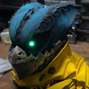 Deku's Face Shield (battle Damaged) - Etsy