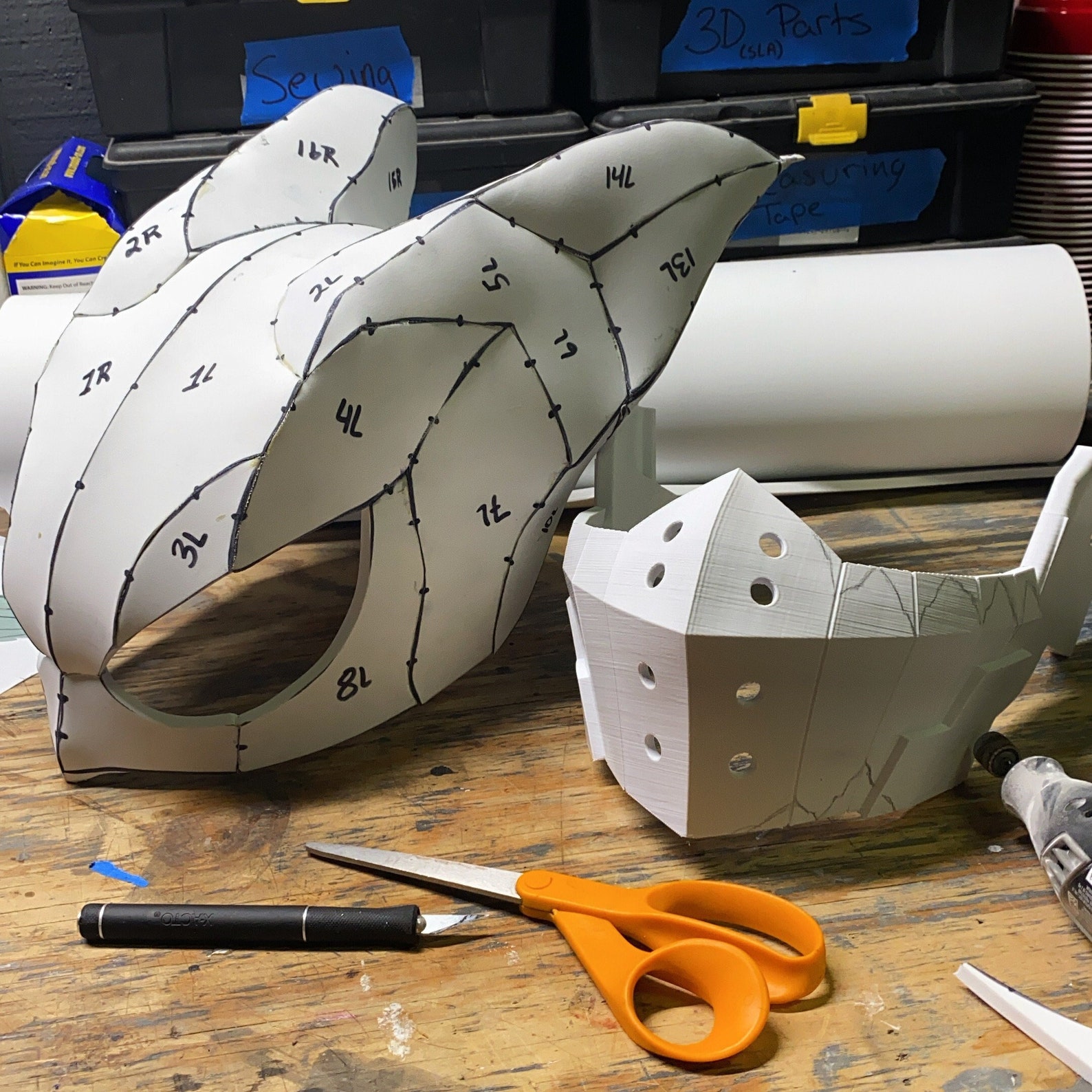 Dark Deku Foam Head Pattern - Etsy