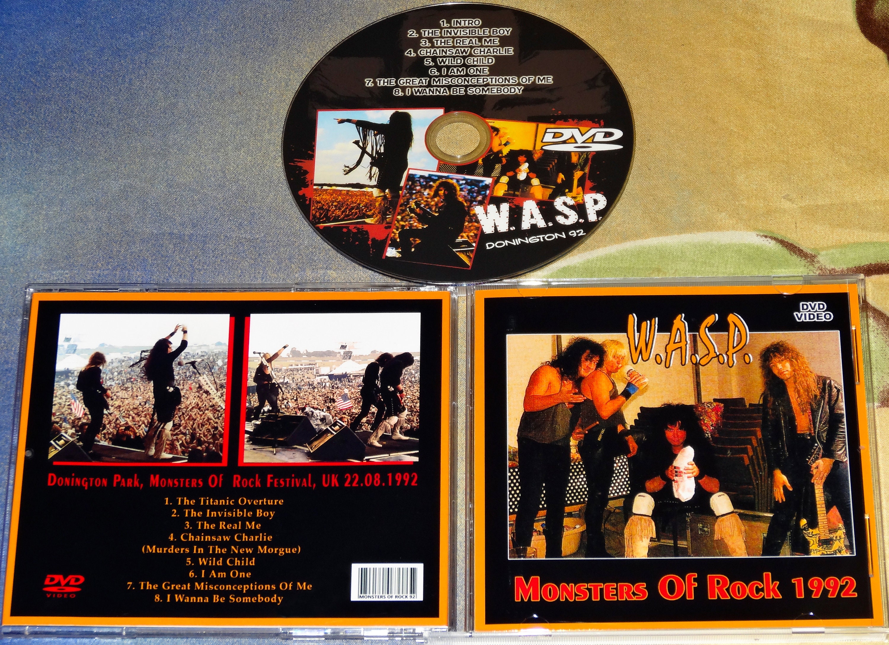 W.A.S.P. WASP Monsters Of Rock Festival Donington 1992 Rare | Etsy