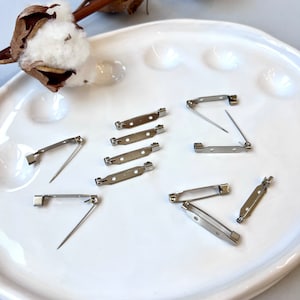 Set of 20 Pins 30 Mm in Silvery Color. Japanese Pins of High Quality ...