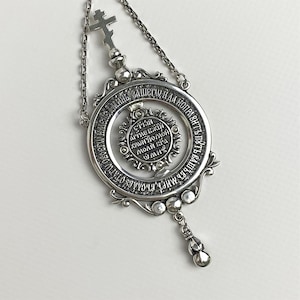 Silver Guardian Angel Driver's Pendant, Orthodox Pendant for Car ...