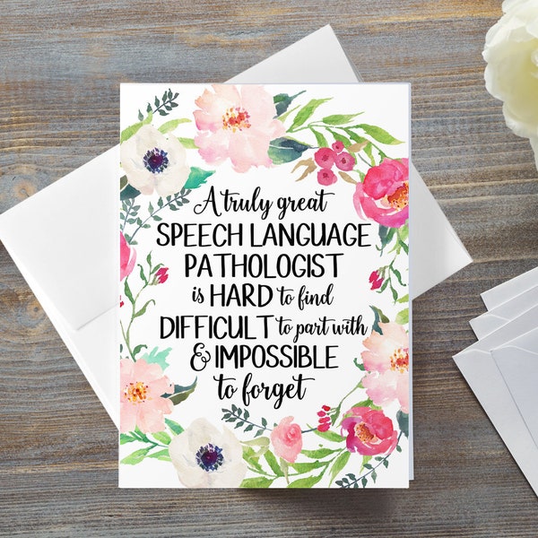 Speech Language Pathologist Gift - Etsy