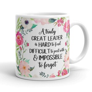 Gift for Leader Leader Mug Leader Coffee Cup A Truly Great - Etsy