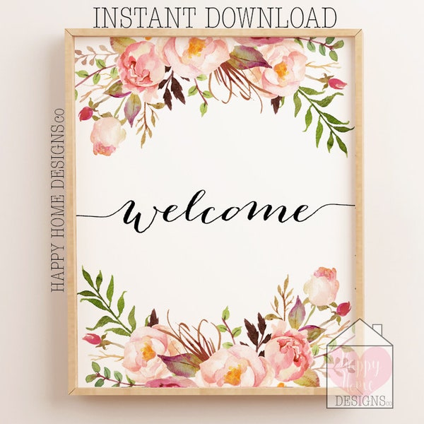 Printable Wall Art Floral - Etsy