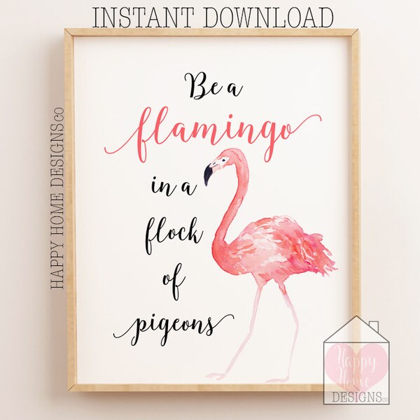 Flamingo Quote - Etsy