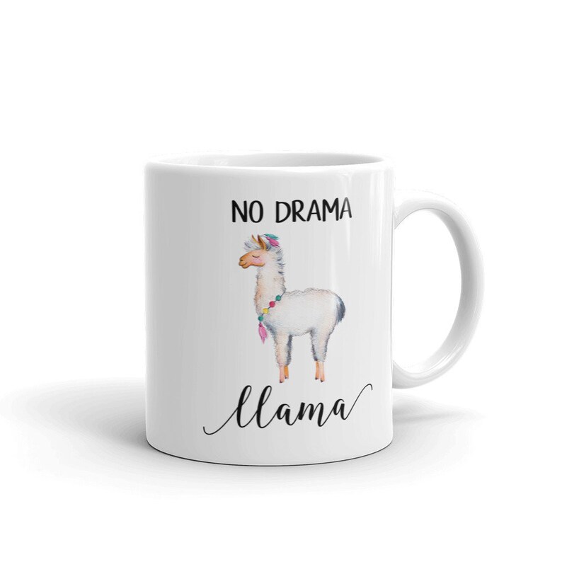 Llama Mug Llama Gifts No Drama Llama Llama Presents Llama | Etsy