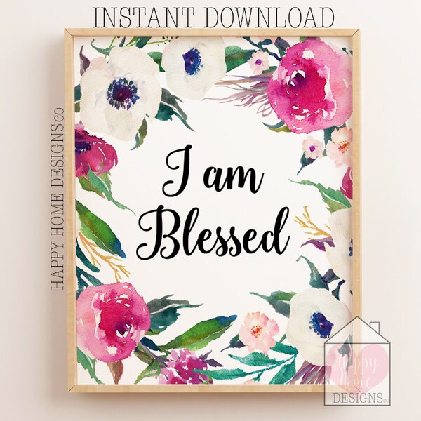 I Am Blessed - Etsy