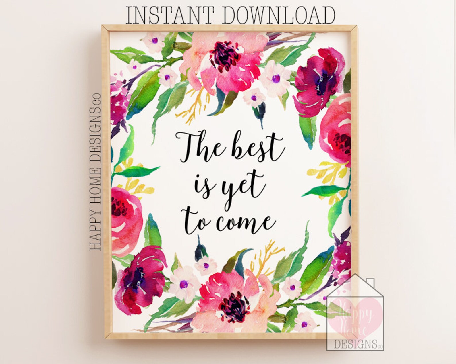 The Best is yet to Come Print Inspirational Print - Etsy