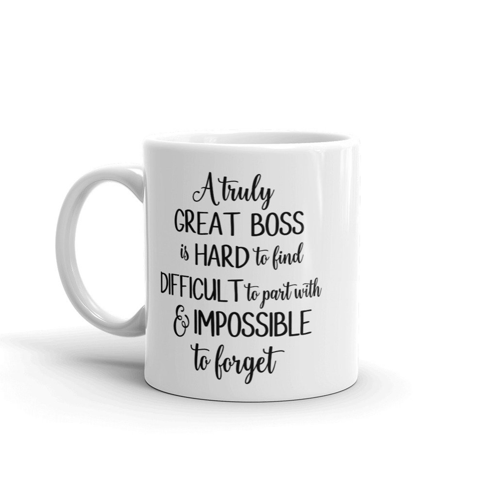Gift for Boss Mug for Boss Boss Mug A Truly Great Boss is - Etsy