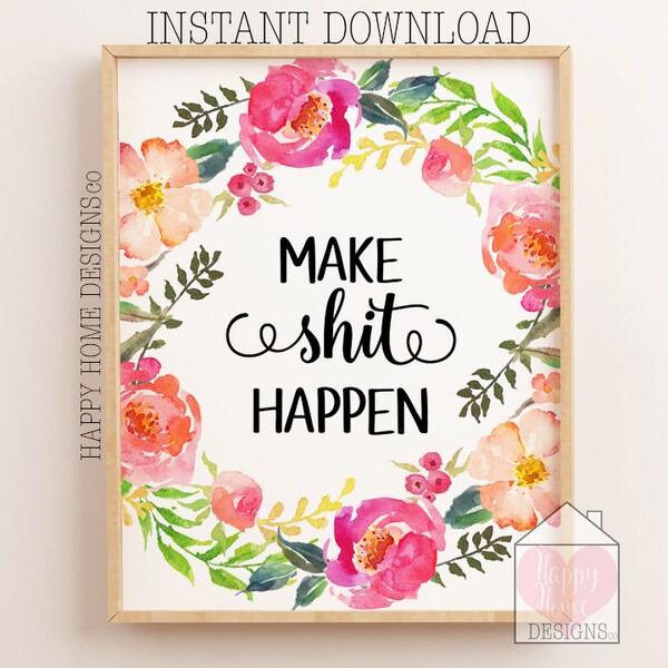 Curse Word Art - Etsy