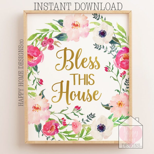 House Blessing Sign - Etsy