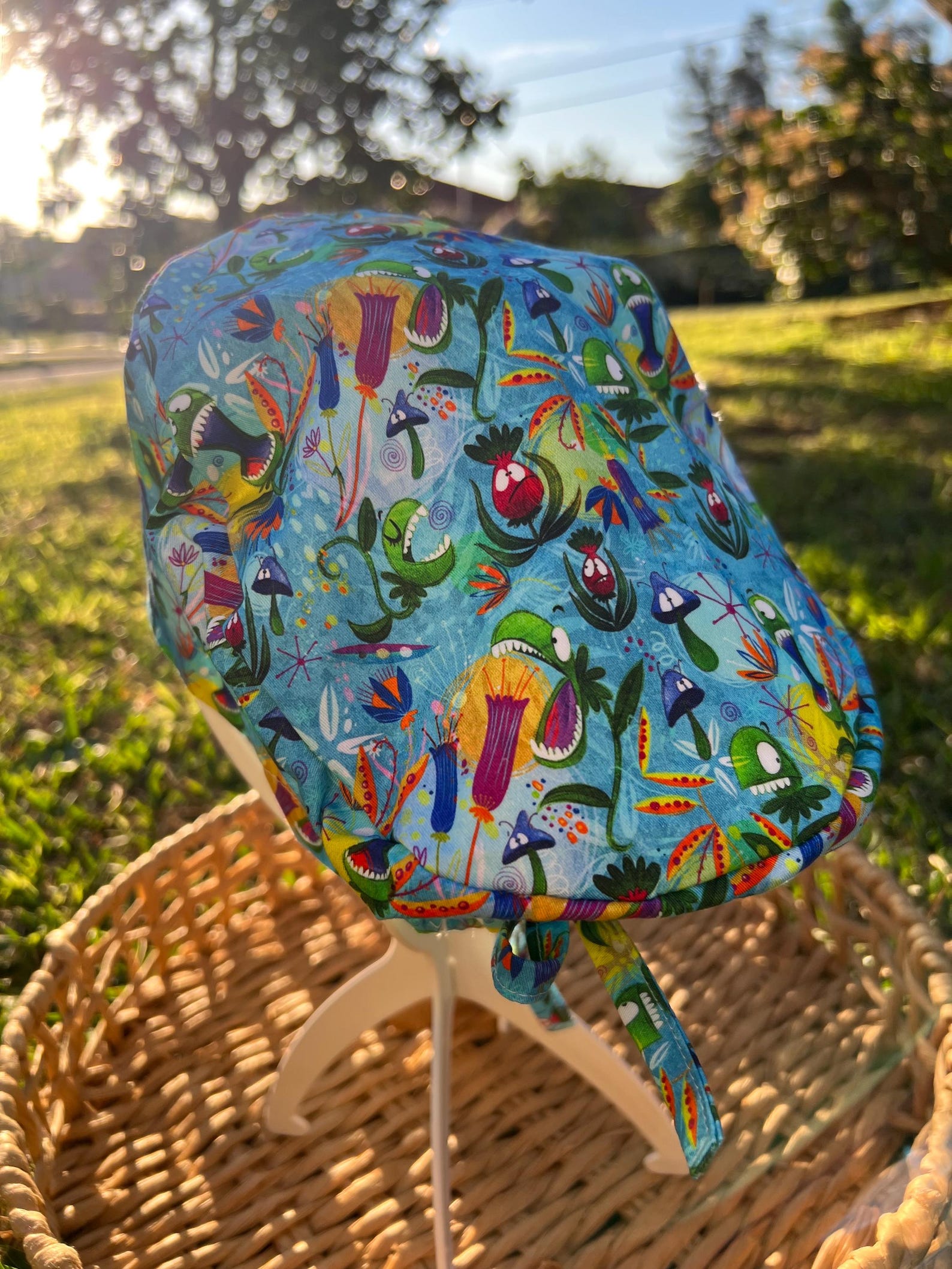 Funny Flytrap Surgical Scrub Hat -personalised Scrub Hats, Scrub Caps ...