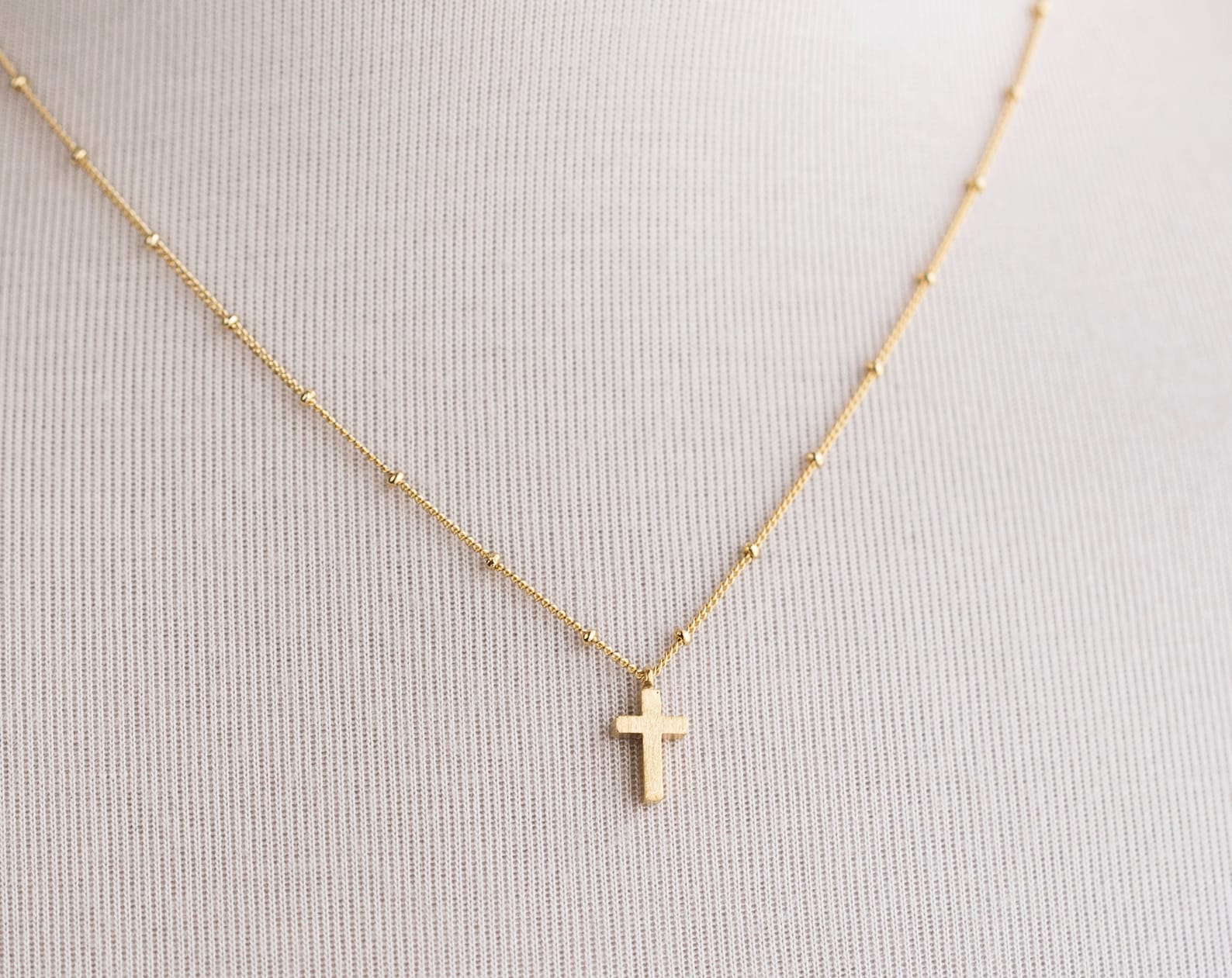 Cross necklace gold Cross necklace for girls Cross necklace | Etsy