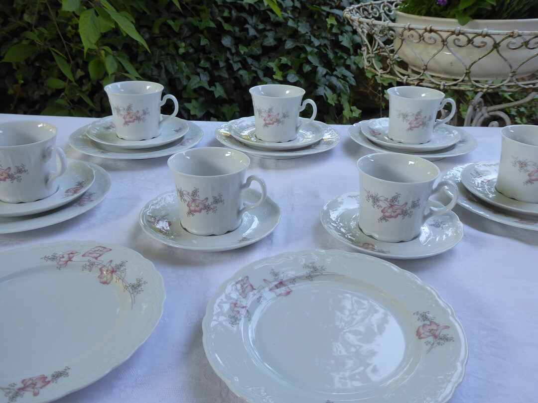 Vintage Tea / Coffee Service: Cups, Place Setting Seltmann Weiden Julia ...