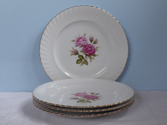 Vintage Germany KAISER Marie Moosrose Set 4x Cake Plate Roses | Etsy