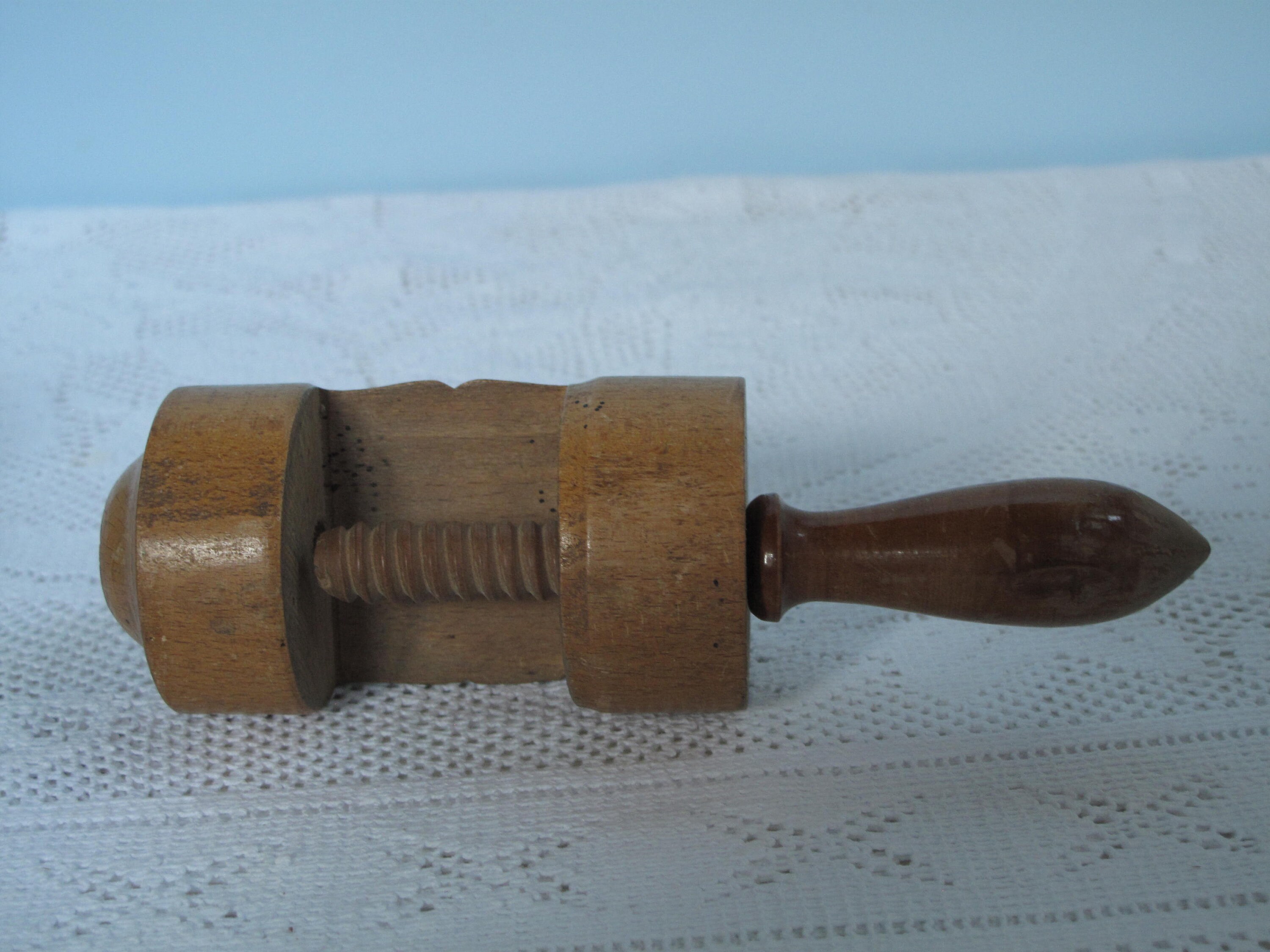 Antique Set 2x Nut Screw Nutcracker Wood Ancient Collectible | Etsy