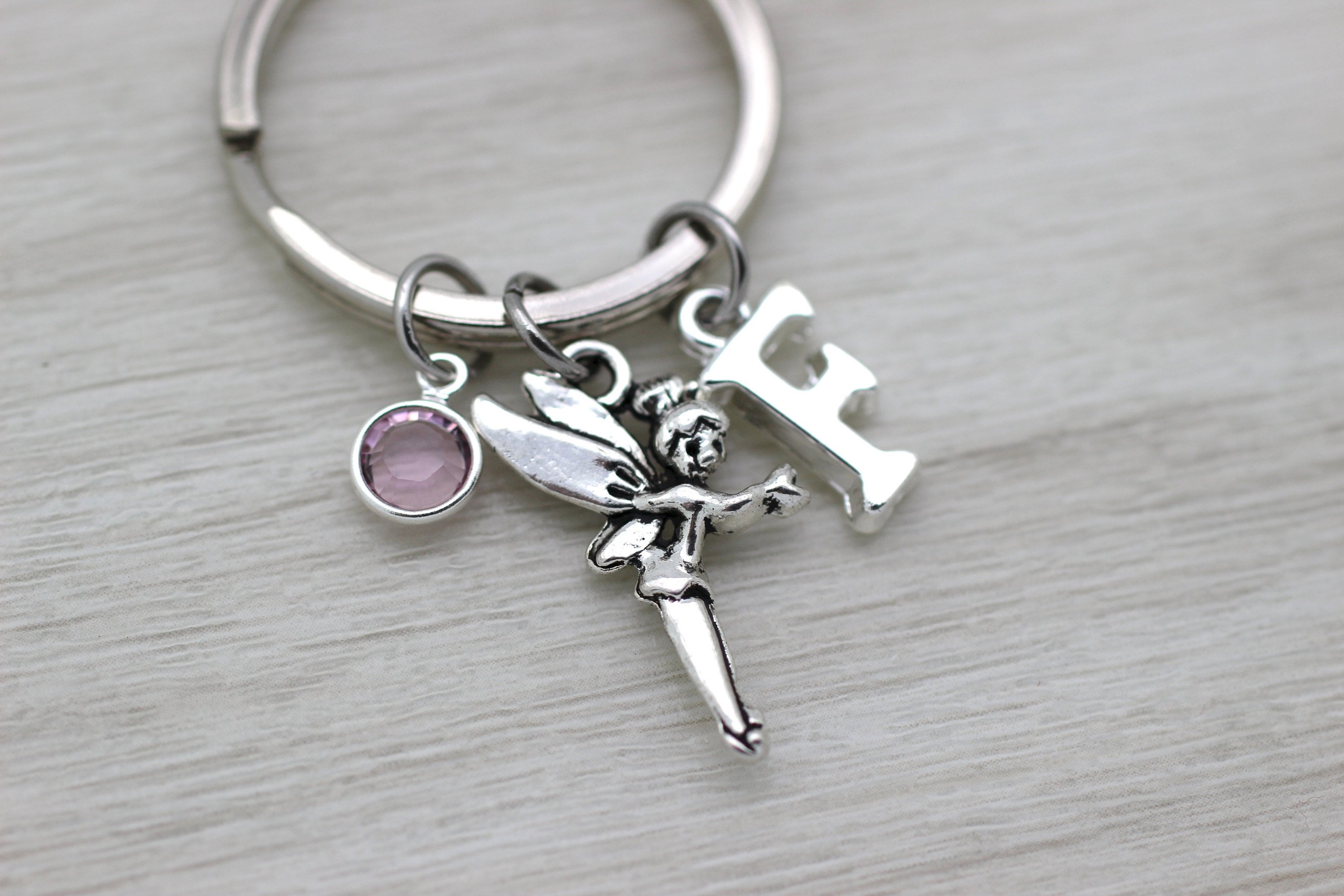 Tinker Bell Keyring, Tinkerbell Keychain, Peter Pan Gift, Fairy Keyring ...