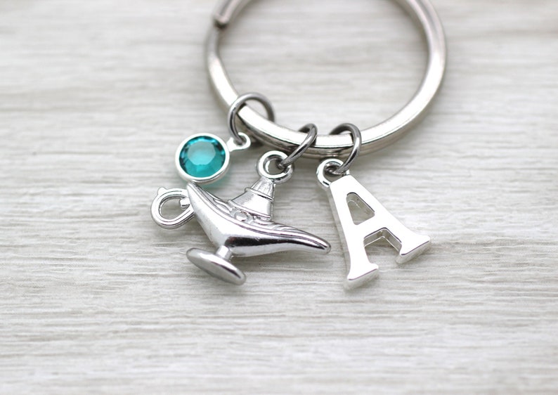 Aladdin Keyring, Magic Lamp Keychain, Genie Lamp Gift, Theatre Gift ...