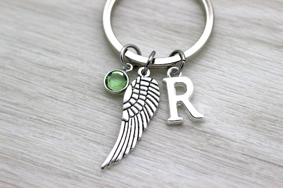 Angel Wing Keyring Angel Keychain Rememberance Gift Memory | Etsy UK