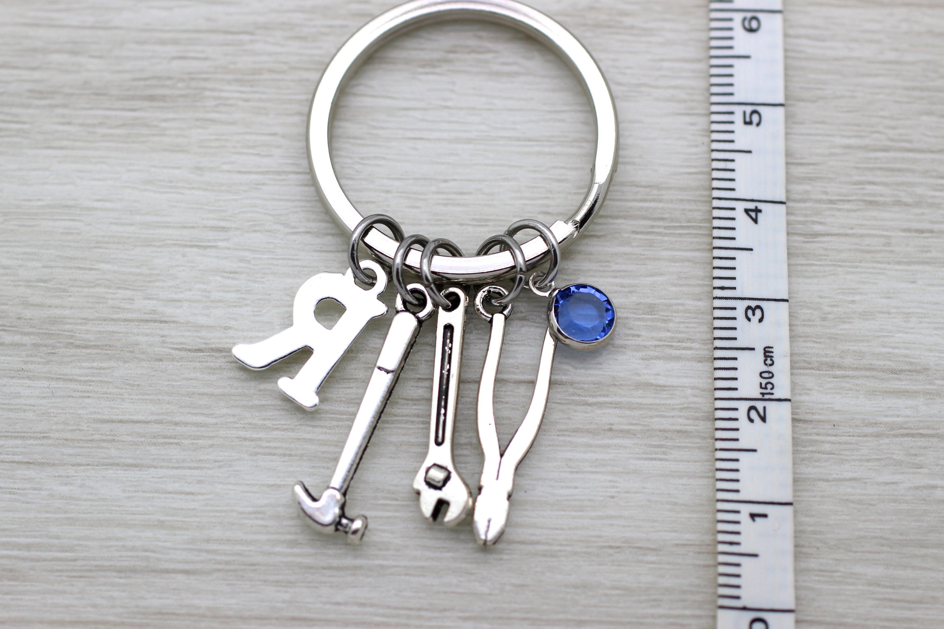 Handyman Tools Keychain Workman DIY Dad Gift Father - Etsy