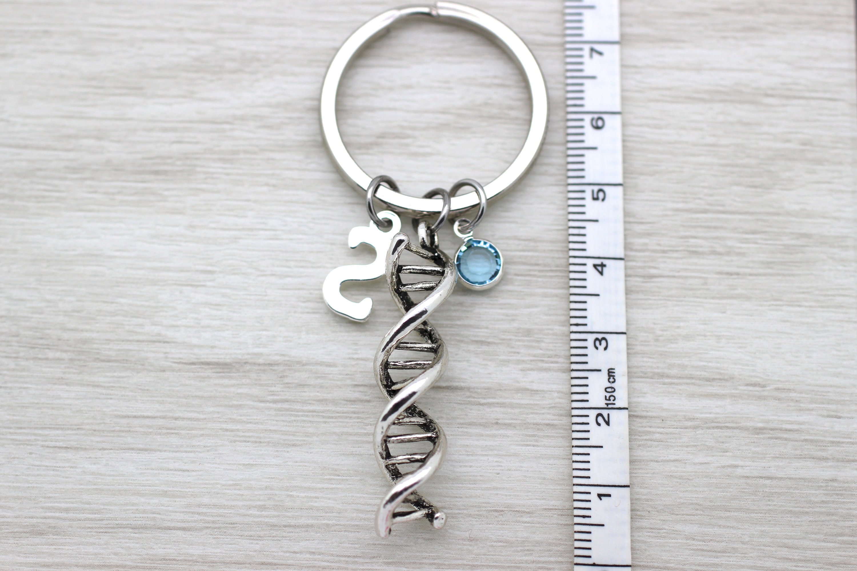 DNA Helix Keyring Family Keychain DNA Gift Science Gift - Etsy New Zealand