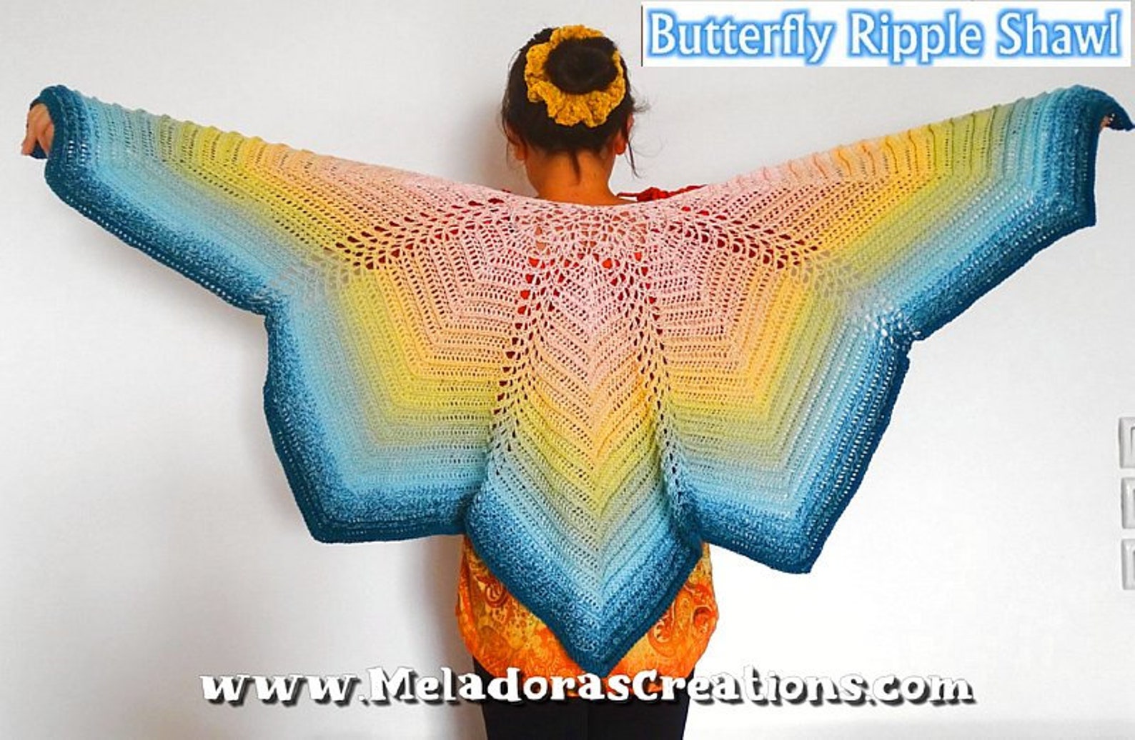 10 Butterfly Shawl Patterns E Book - Etsy Israel