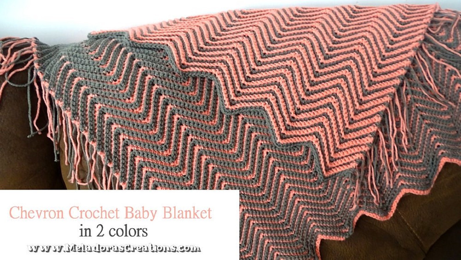Chevron Double Sided Baby Blanket PDF Crochet Pattern - Etsy Israel