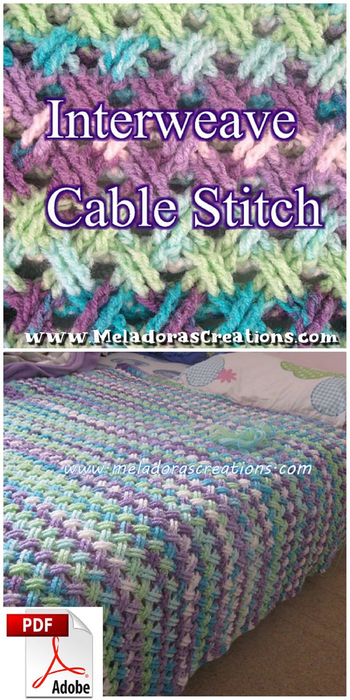 Celtic Weave Crochet Interweave Cable Stitch Crochet | Etsy