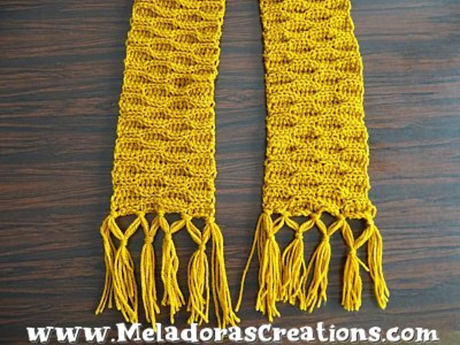 Wave Stitch Crochet Scarf Pattern PDF - Etsy Israel