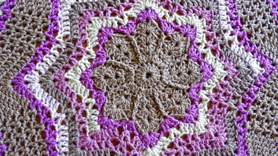 8 Point Star Crochet Afghan Pattern PDF | Etsy