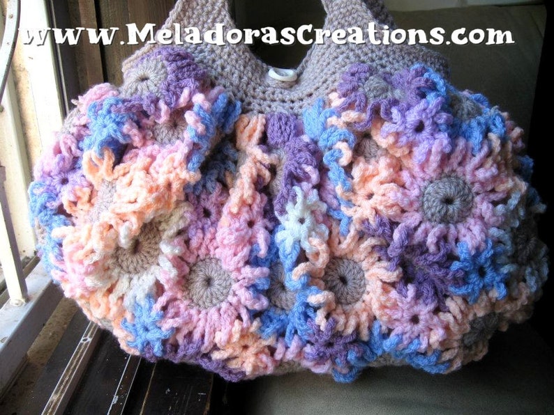 Crochet Flower Purse PDF Pattern - Etsy